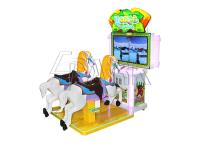 China Coin Pusher 3d Swing Horse Racing Games Machine Moto Video Car Simulator for sale