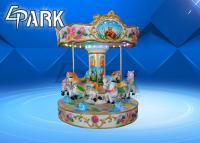 China 6 People Carousel Ride coin operated kiddie rides horse video game for sale