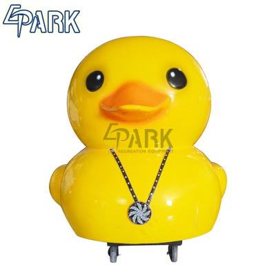 China Yellow Fiber Glass Duck Swing Kiddy Ride Machine CE Certificate 130W for sale
