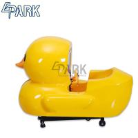 China Yellow Fiber Glass Duck Swing Kiddy Ride Machine CE Certificate 130W for sale