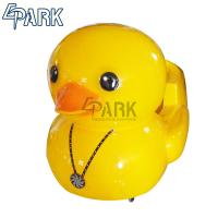 China Yellow Fiber Glass Duck Swing Kiddy Ride Machine CE Certificate 130W for sale