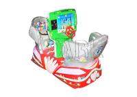 China One Player Kids Coin Operated Game Machine / Music Throne Kiddie Ride Swing Machine for sale