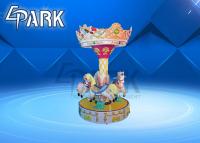 China Mini Kiddy Ride Machine Merry Go Round Horse Carousel English Version for sale