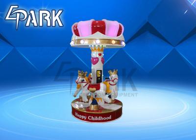 China 3 Players Amusement Game Machines Happy Childhood Carousel Ride Three People for sale