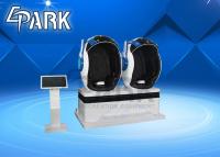 China 3 Seats VR Egg Chair with 3 DOF Electric Platform / 22 inch Monitor for sale