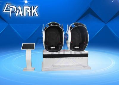 China 3 Seats VR Egg Chair with 3 DOF Electric Platform / 22 inch Monitor for sale