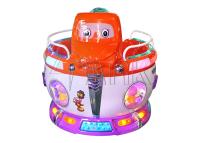 China Indoor Amusement Rotating Kiddy Ride Machine Hardware , Plastic , Wood Material for sale