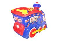 China British Train Coin Pusher Game Machine Electric Kids Car 12 Month Warranty for sale