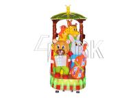 China Animal Park Amusement Kiddy Ride Machine Coin Operated 1 Year Warranty for sale