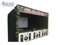 China Shooters Aliens Simple Coin Push Game Machine For Six People 45W for sale