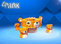 China Bear Sand Table Coin Pusher Amusement Game Machines For Kids L90*W120*H70 CM for sale