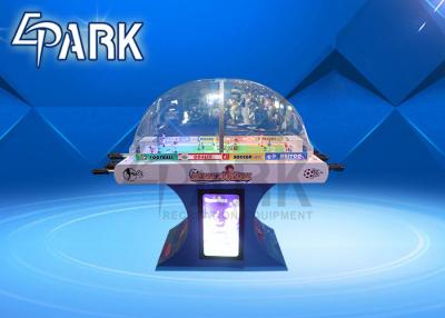 China Coin Pusher Football Arcade Game Machine Hardware And Plastic Material for sale