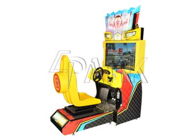 China Moto Coin Operated Game Car Driving Simulator Four Wheel Drive 42 Inch Screen for sale