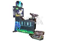 China Game Center Crazy Laser  Gun Games Aliens Video Arcade Machine With Pedal For Sale for sale
