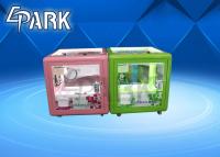 China Attractive Cute Cubic Baby Crane Game Machine / Mini Toy Claw Machine for sale