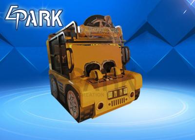 China Two Player Cooperated  Video Game Machine Ball Hit Screen Electric Car Machine for sale