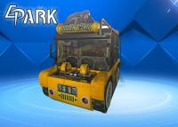 China Two Player Cooperated  Video Game Machine Ball Hit Screen Electric Car Machine for sale