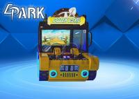 China Two Player Cooperated  Video Game Machine Ball Hit Screen Electric Car Machine for sale