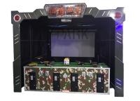 China 4 Players Interactive Projection Game Machine Hunting Hero Rcade Coin Operated Gun for sale
