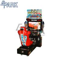China 32 Inch Screen Racing Car Game Machine With Dynamic Steering Wheel And Seat for sale