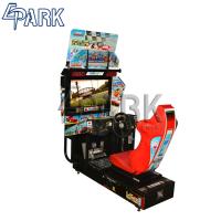 China 32 Inch Screen Racing Car Game Machine With Dynamic Steering Wheel And Seat for sale