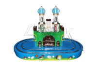 China Coin Operated Small Train Ride On Track Round Castle Comfortable And Safe for sale
