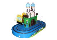 China Coin Operated Small Train Ride On Track Round Castle Comfortable And Safe for sale