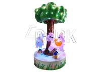 China Coin Operated Tree Carousel 3 Players Horse Kiddie Rides for sale