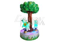 China Tree Carousel 3 Players Horse Kiddie Rides Coin Operated for sale