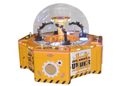 China Arcade Candy Catching Toy Prize Excavator Crane Game Machine for sale