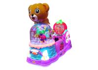China Amusement Cute Small Bear Kiddy Ride Machine Coin Operated 750W for sale