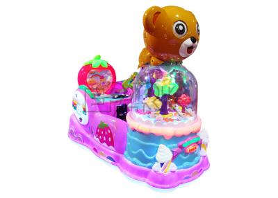 China Amusement Cute Small Bear Kiddy Ride Machine Coin Operated 750W for sale