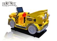China FRP Material Animation Video Game Kiddie Ride On Car With Steering Wheel for sale