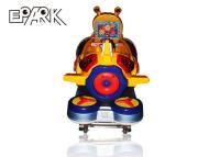 China Coin Operated Plastic Material Kids Swing Car Spaceship smiles kiddie ride for sale for sale