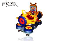 China Coin Operated Plastic Material Kids Swing Car Spaceship smiles kiddie ride for sale for sale