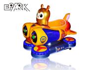 China Coin Operated Plastic Material Kids Swing Car Spaceship smiles kiddie ride for sale for sale