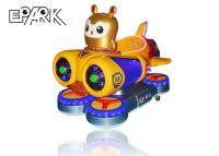 China Coin Operated Plastic Material Kids Swing Car Spaceship smiles kiddie ride for sale for sale