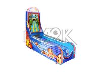 China Indoor playground kids mini bowling ball game wooden material arcade lottery game machine for sale