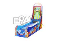 China Indoor playground kids mini bowling ball game wooden material arcade lottery game machine for sale