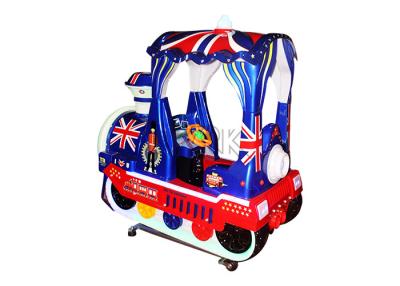 China Shopping Mall Fun Fair Kiddie Happy Swing Car Coin Operated British Train Style for sale
