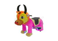 China Coin Operated Electric Animal Ride On Toys Stuffed Motorized Plush Riding Animals for sale