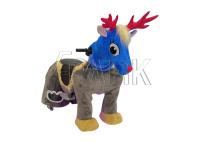 China Stuffed Kiddie Electric Animal Ride Height 90cm For Shopping Mall for sale
