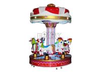 China Hot Sale 6 People  Carousel Ride  Amusement park machine coin opreated for kids for sale