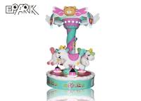 China Coin-Operated Children's Amusement Equipment 3-Seater Led Light Music Mini Carousel for sale