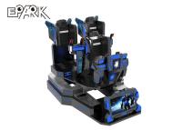 China 3.5KW 9D VR Simulator Three Player Standing  Racing Game Machine for sale