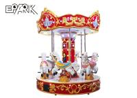 China Arcade Amusement Park Kiddie Rides 6 Seats Carousel Horses for sale
