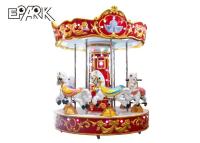 China Arcade Amusement Park Kiddie Rides 6 Seats Carousel Horses for sale
