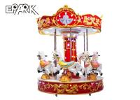 China Arcade Amusement Park Kiddie Rides 6 Seats Carousel Horses for sale