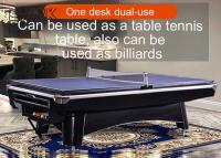 China White 2 In 1 9FT Billiard Pool Table For Shopping Mall for sale