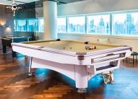 China White 2 In 1 9FT Billiard Pool Table For Shopping Mall for sale